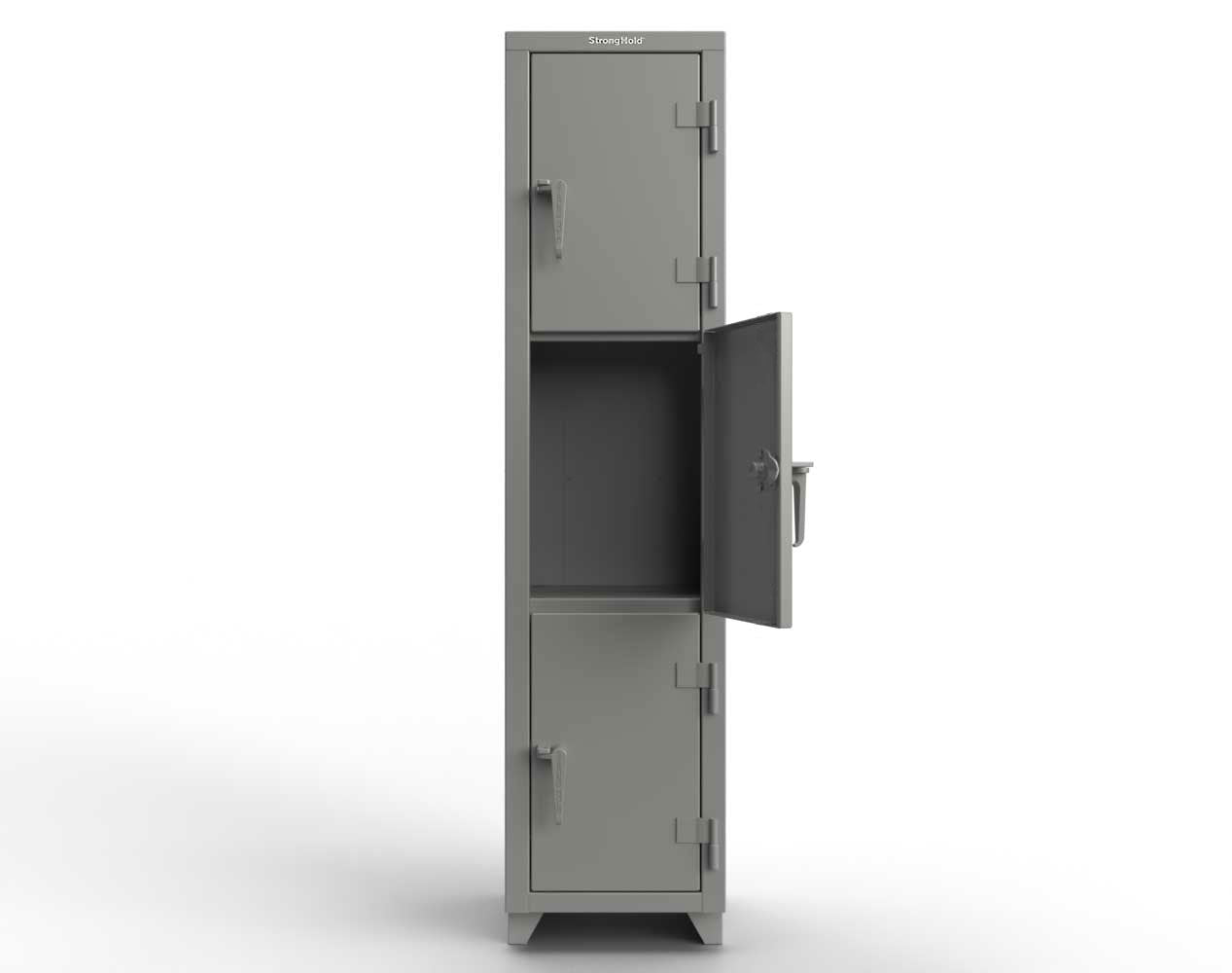 Extreme Duty 12 GA Personal Lockers, Single-Tier, Double-Tier | Strong Hold