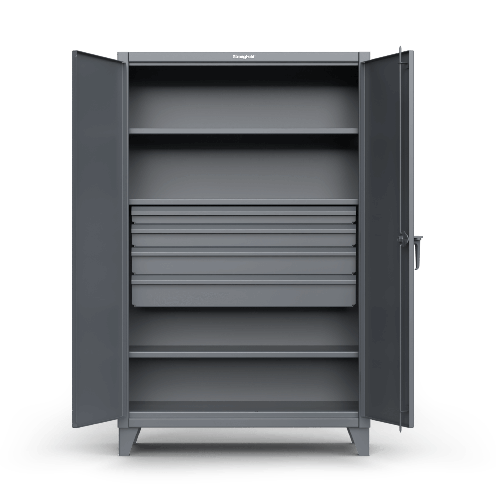 Extreme Duty 12 GA Drawer Cabinets, Stainless Steel Options | Strong Hold
