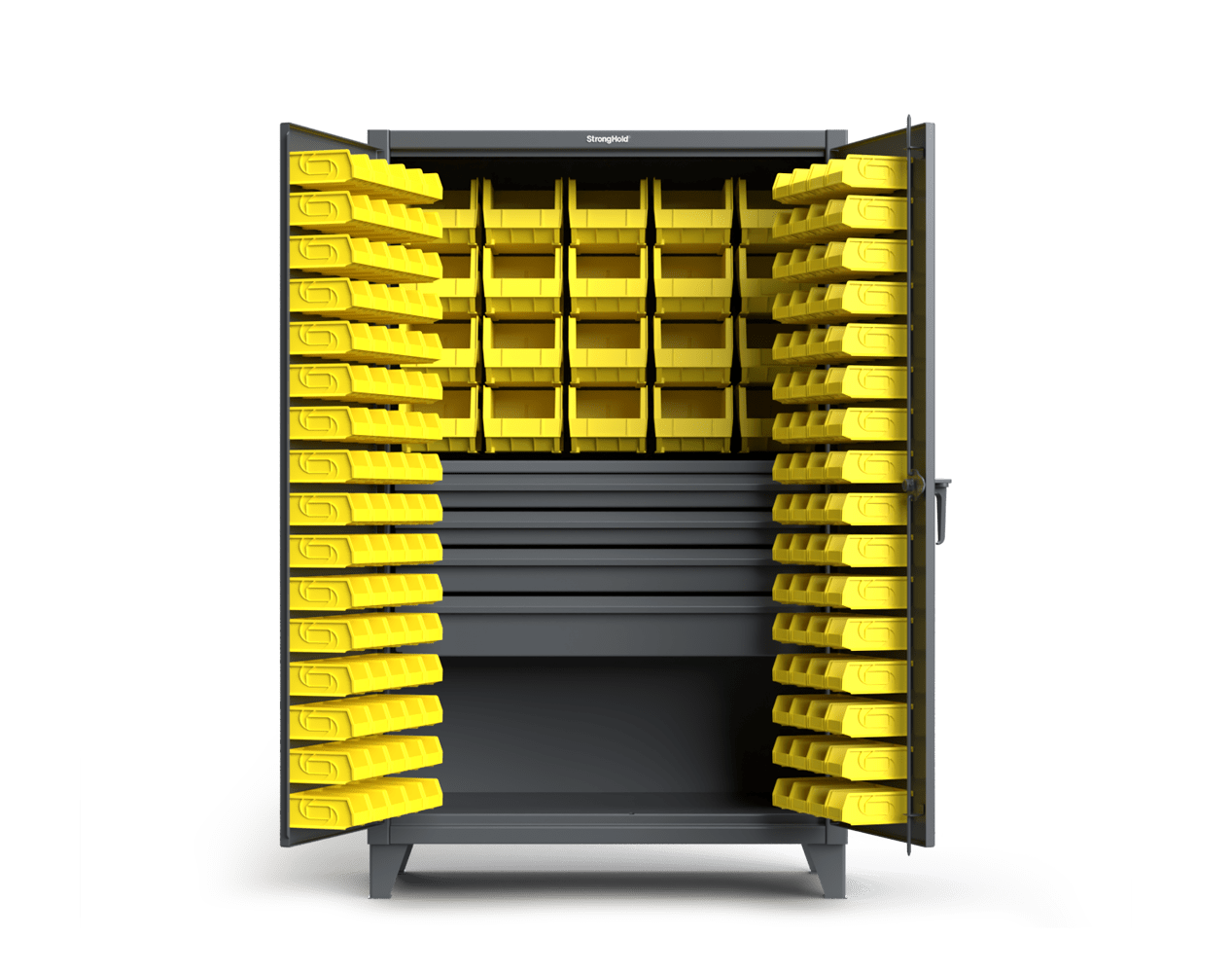 Extreme Duty 12 GA,14 GA,18 GA Storage Cabinets | Strong Hold