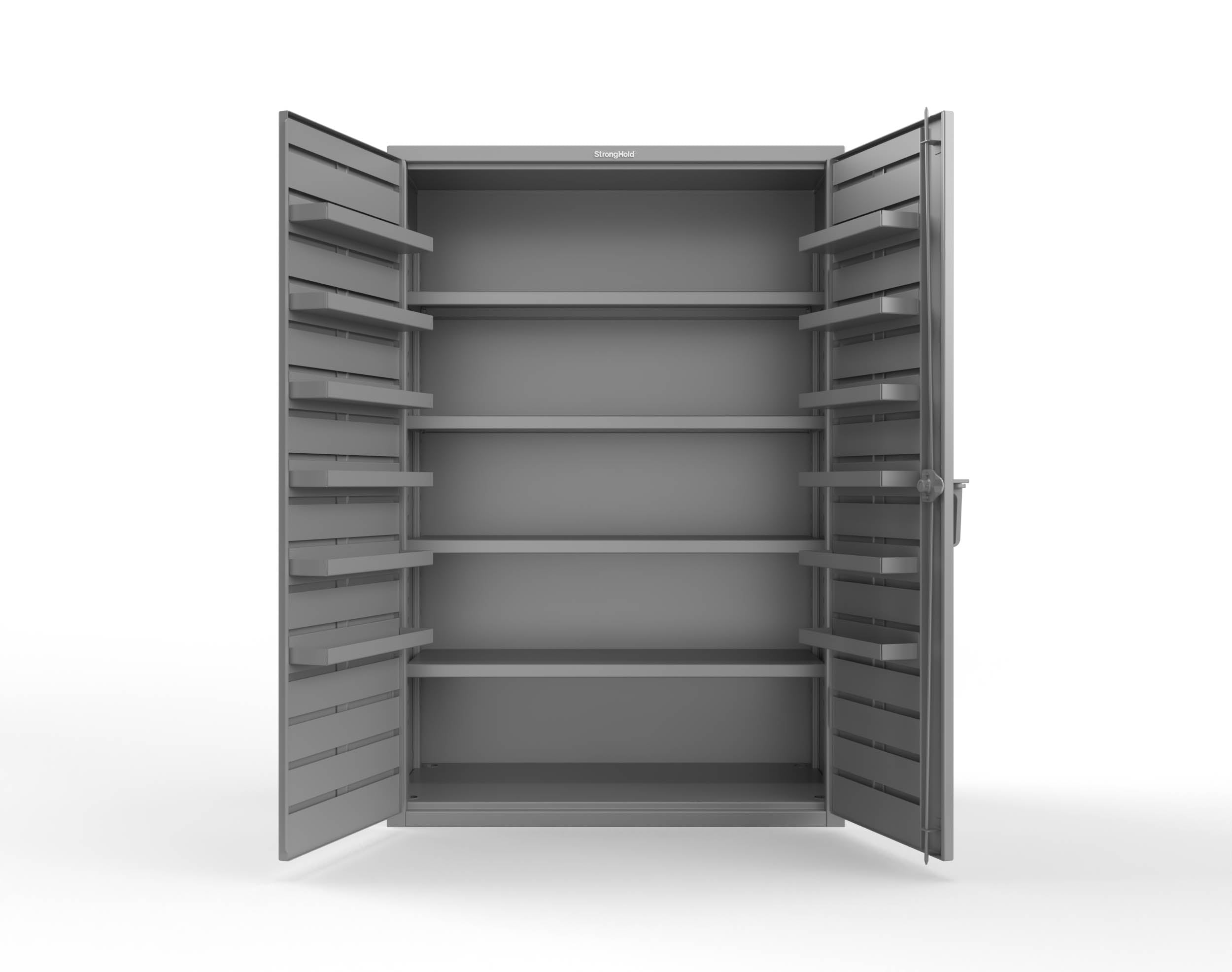 Extra Heavy Duty 14 GA 12 Door Pan Cabinet with 4 shelves No Legs - 48 ...