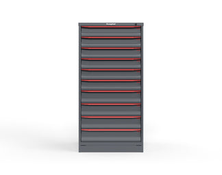Modular Drawer 14 GA Storage Cabinet with 10 total drawers - 4" Drawer ...