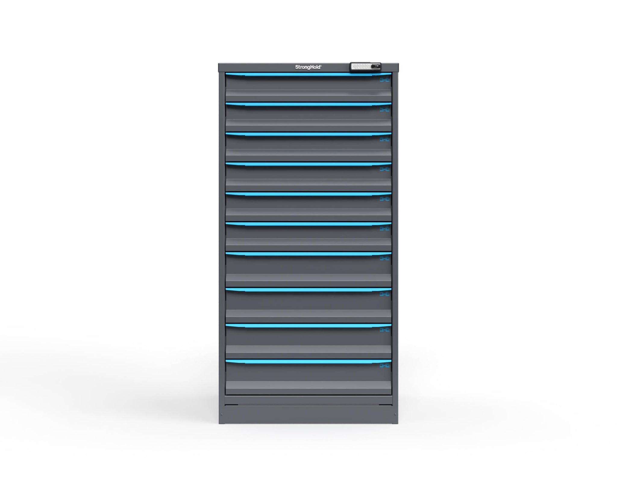 Modular Drawer 14 GA Storage Cabinet with 10 total drawers - 4" Drawer ...